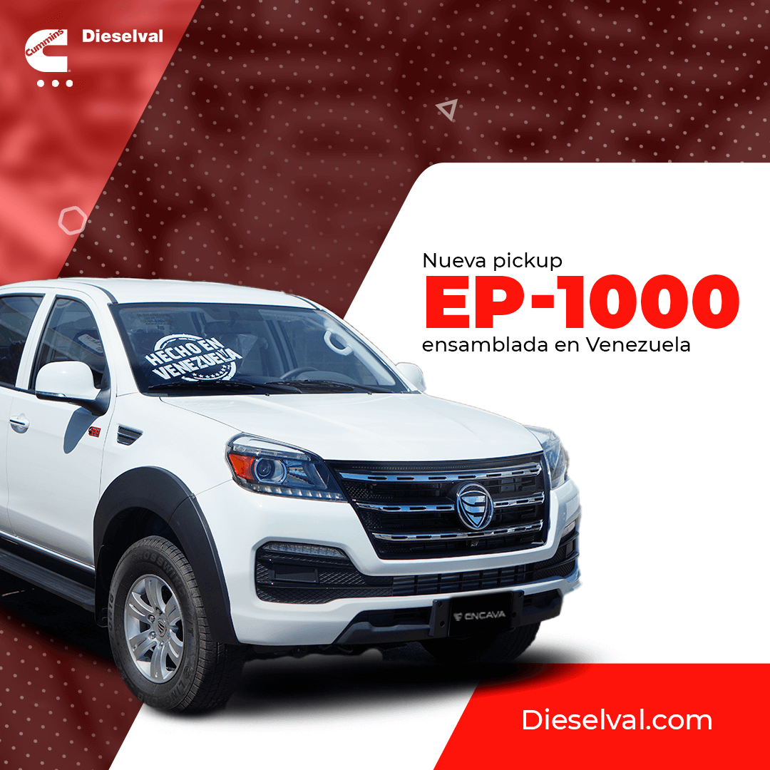 Nueva pickup EP-1000 de Encava - Ensamblada en Venezuela - Dieselval