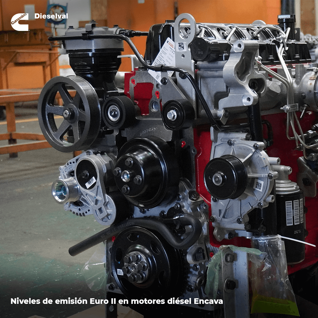 Niveles de emisión Euro II en motores diésel Encava - Dieselval